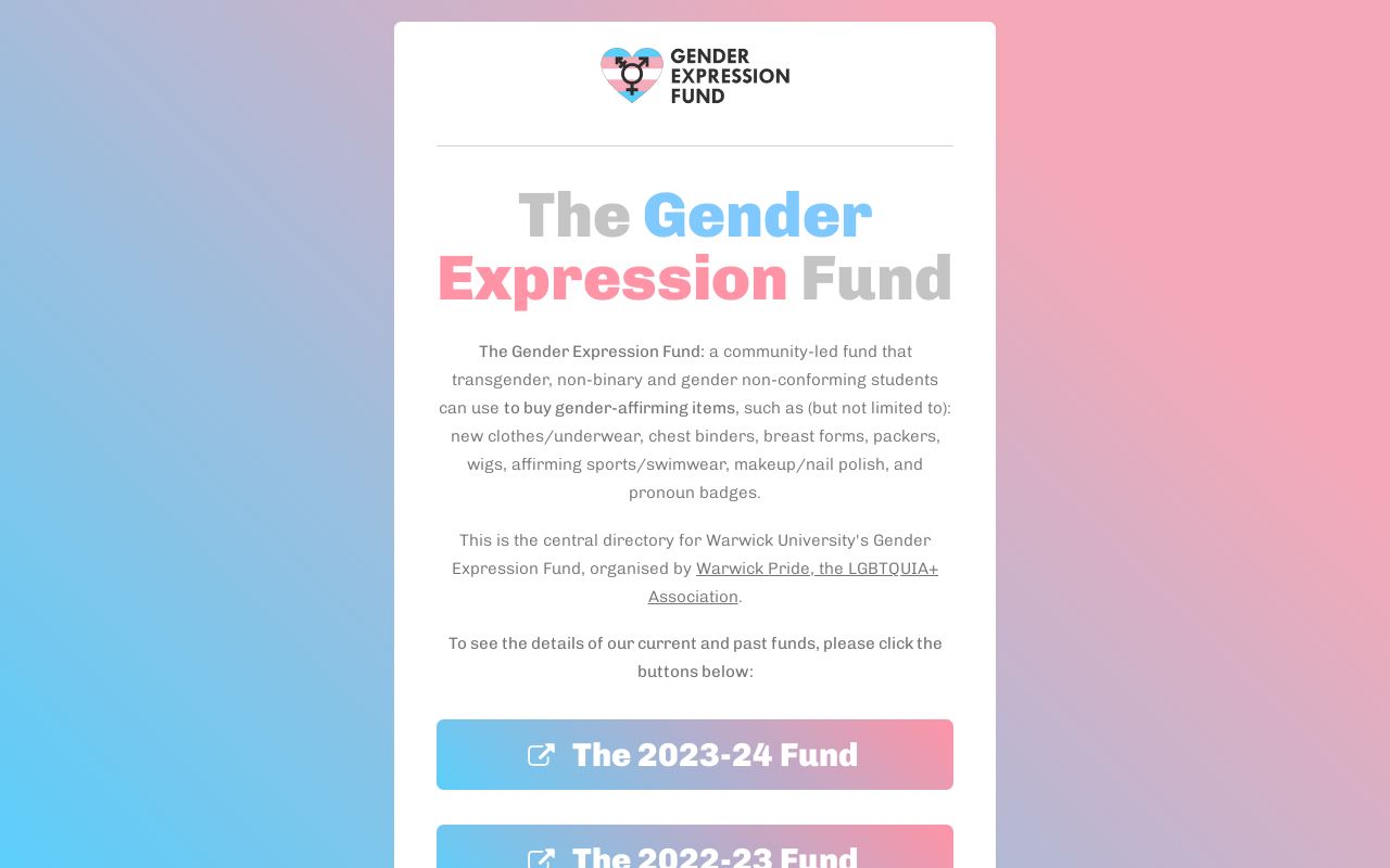 Gender Expression Fund